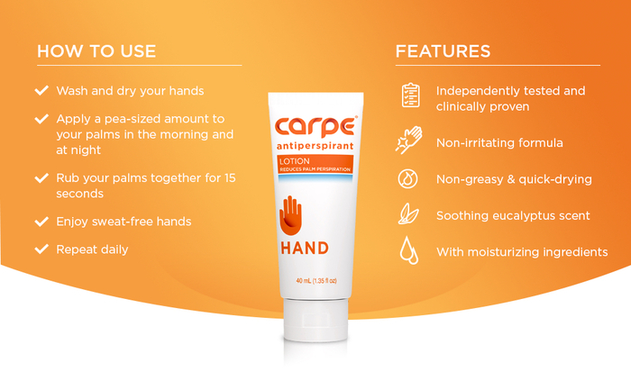 Hyperhidrosis Solutions: Carpe :: Hyperhidrosis For Children